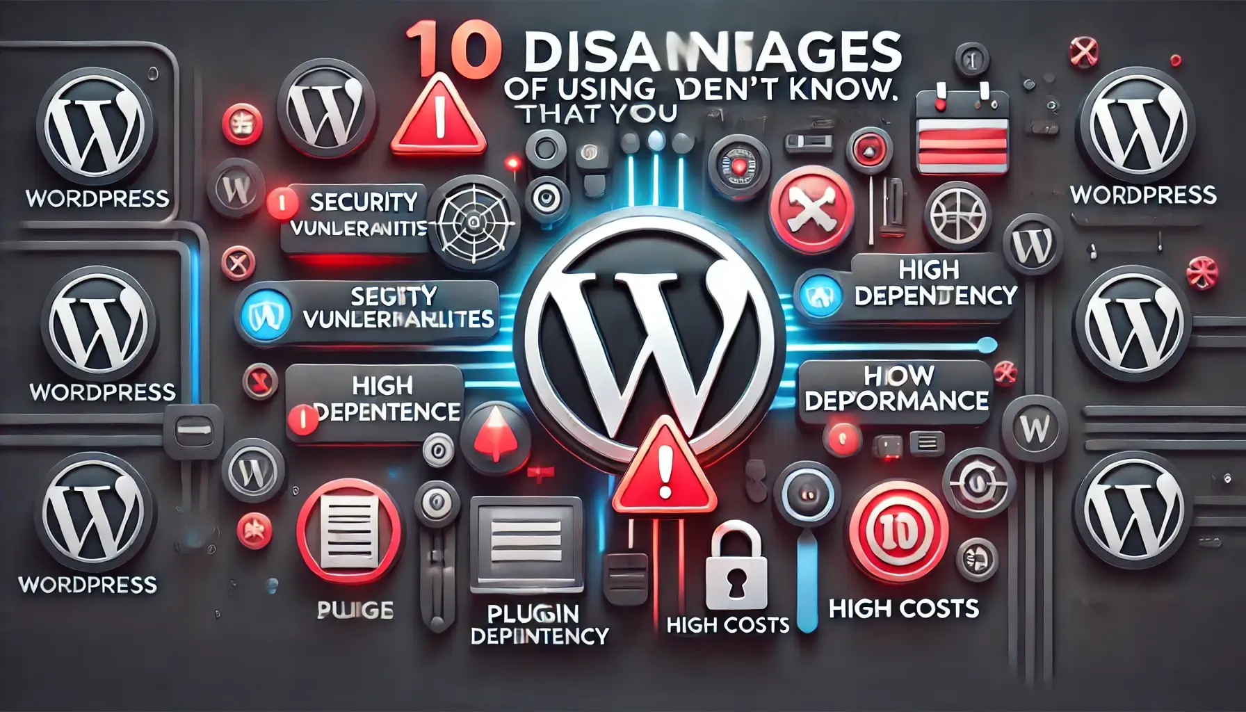 Top 10 Mind-blowing Disadvantages Of Using WordPress.